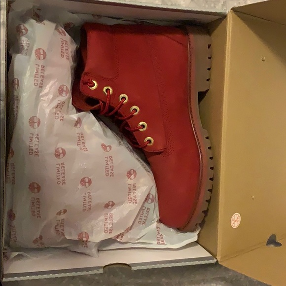 Timberland | Shoes | Timberlands Limited Release Red | Poshmark